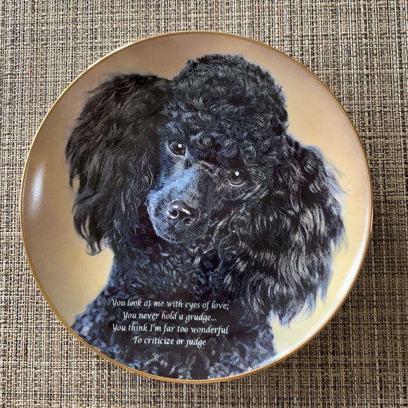 Danbury Mint | Accents | Plate The Danbury Mint Cherished Poodles Collection F236 | Poshmark